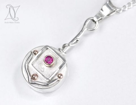 Ruby Compass Necklace | Rock Water Studio