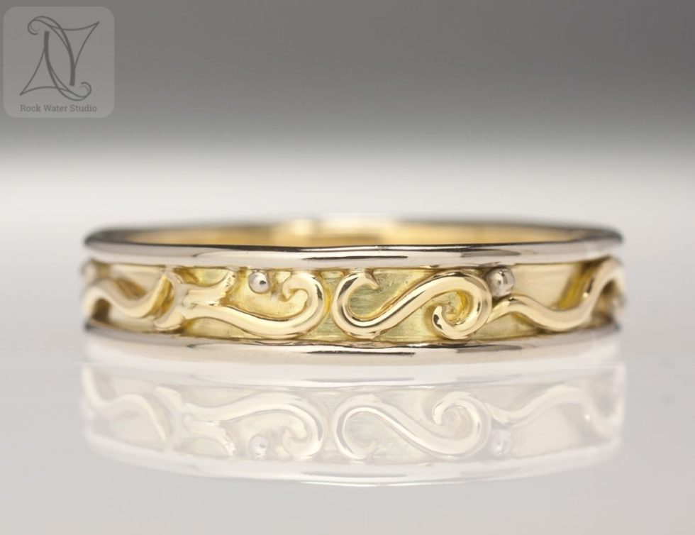 Handmade Gold Wedding Ring | Rock Water Studio