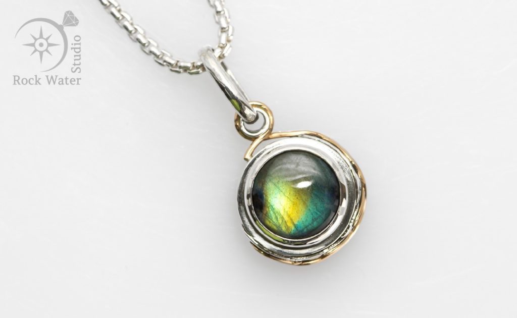 Native American Feather Compass Pendant | Rock Water Studio